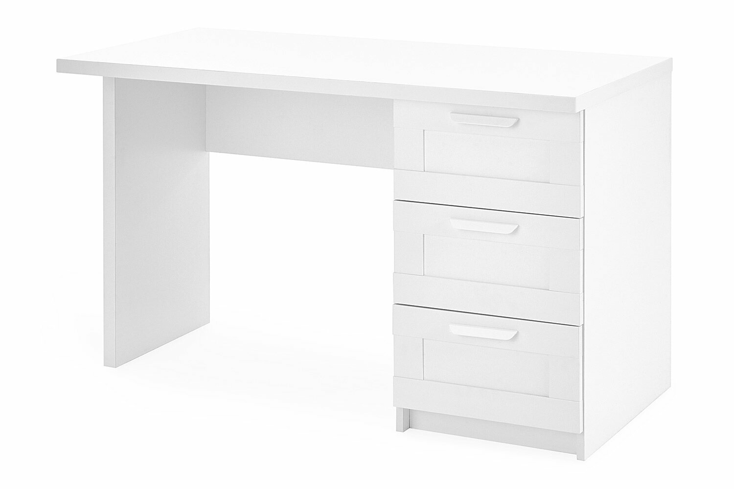 Письменный стол Hoff Скаген, 120,4х76,6х60 см, с ящиками, цвет белый