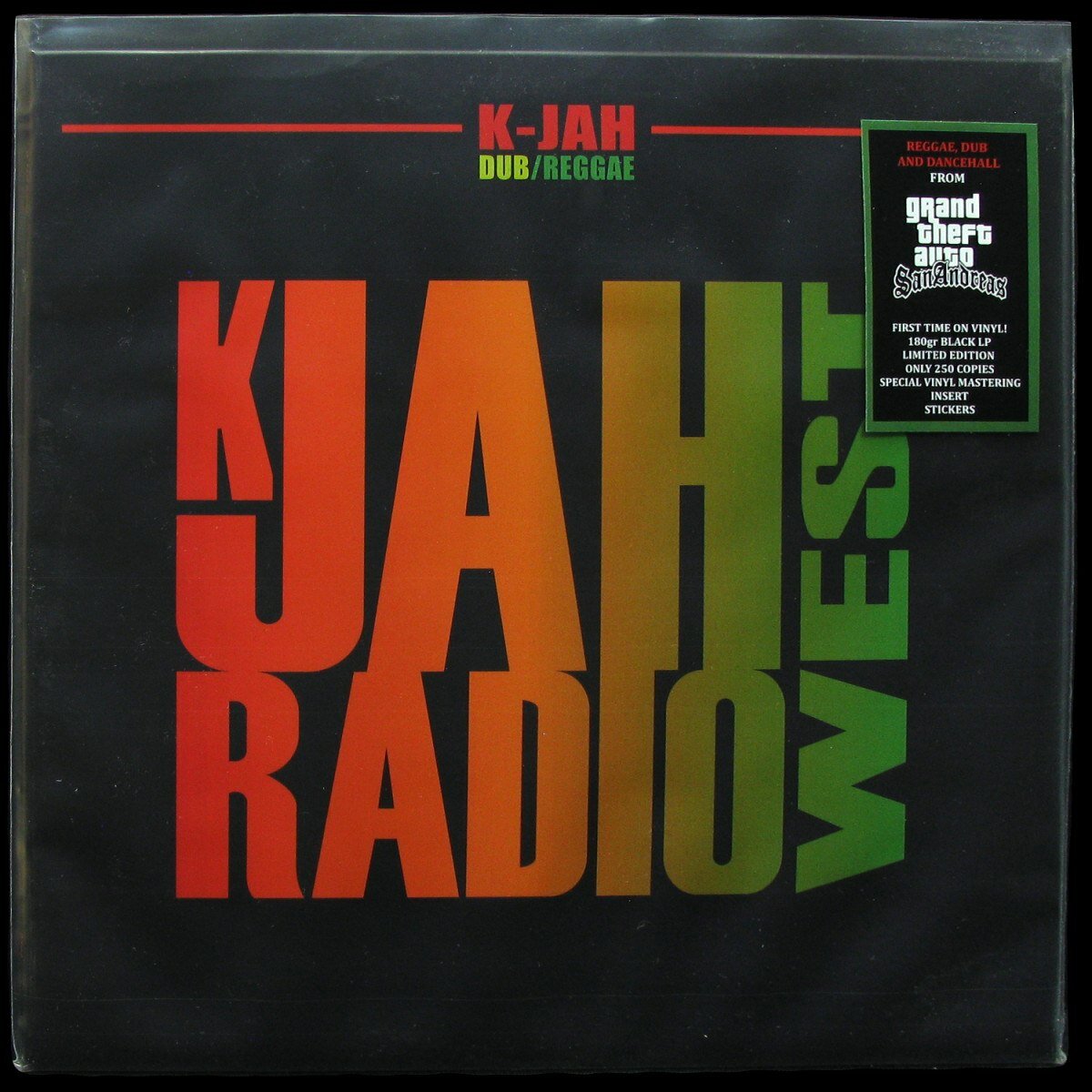 Виниловая пластинка Green Sabre V/A – K-JAH Radio West (Grand Theft Auto: San Andreas Soundtrack)