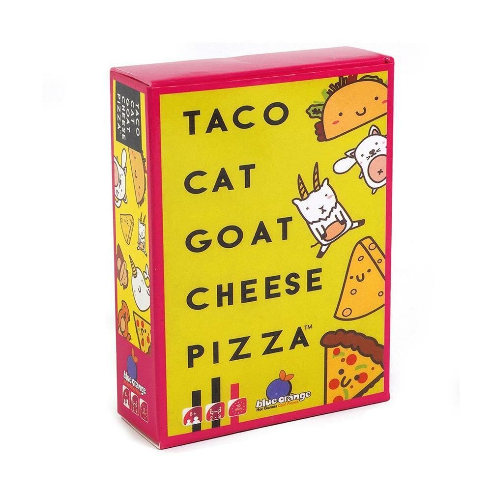 Английская версия карточной игры 'Taco Cat Goat Cheese Pizza'