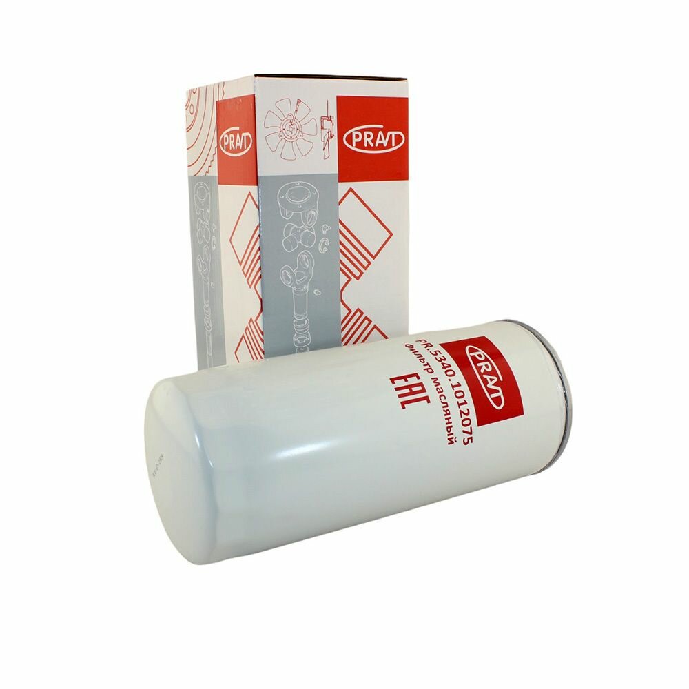 PRAVT Фильтр масляный дв. ЯМЗ-5344 ГАЗ-33098, ГАЗ-33088 Садко, Г-С41R13 ГАЗон Некст, ПАЗ Вектор Next арт. PR.5340.1012075 (аналог W11102, GB1136)