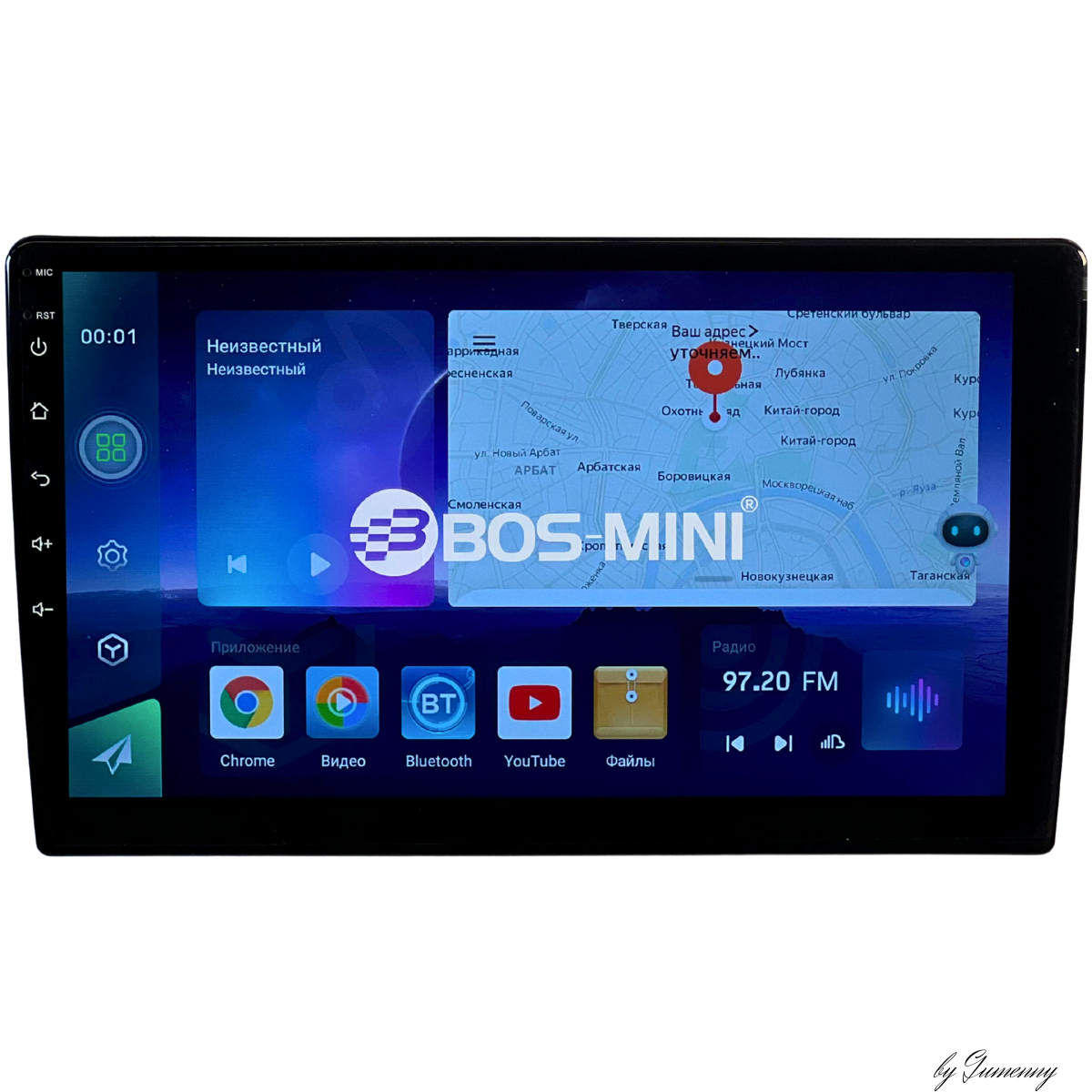 Магнитола Android Bos-Mini А8 4/64Gb 10-дюймов