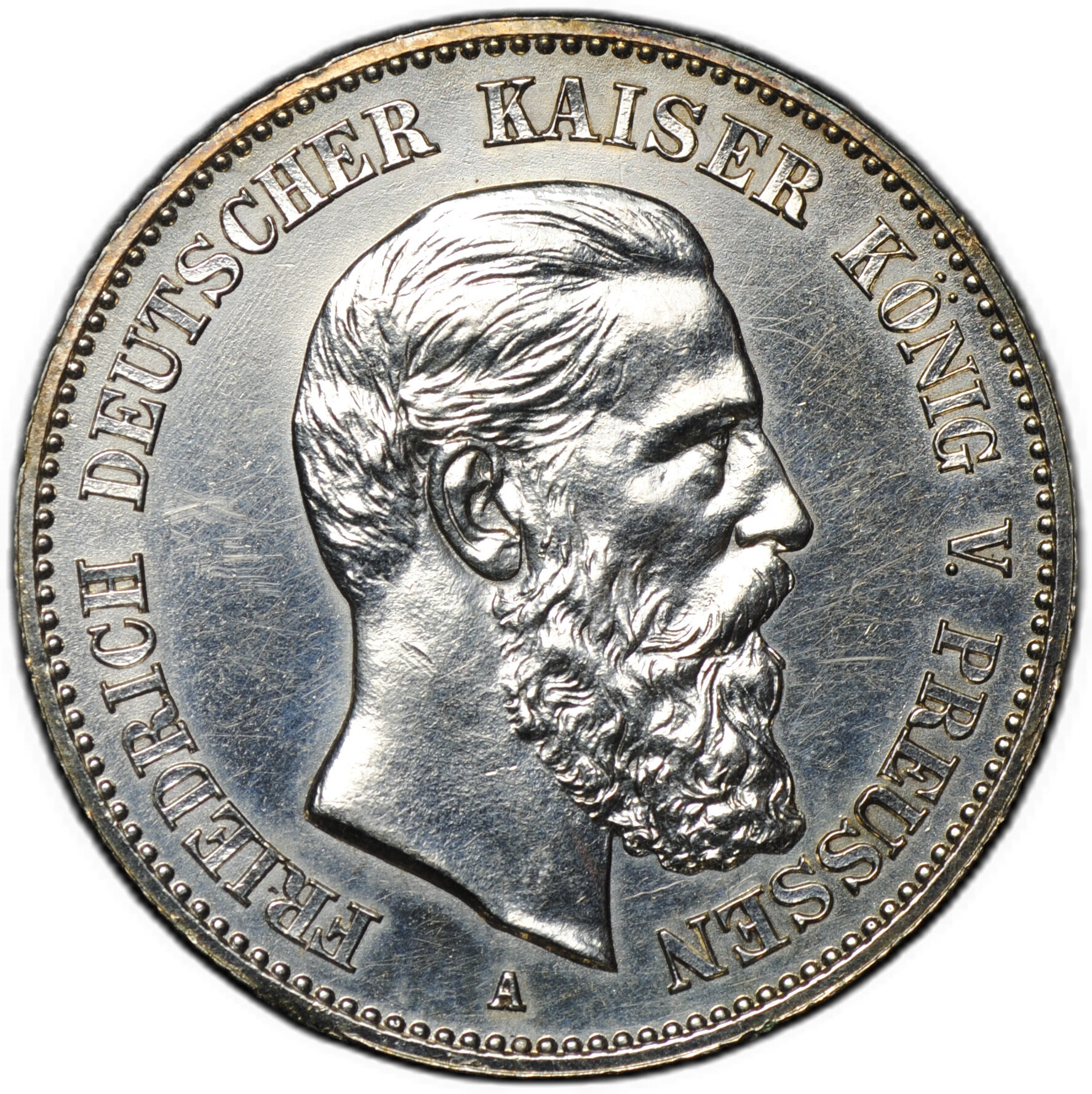 Монета 2 марки 1888 A Фридрих III Пруссия Германия