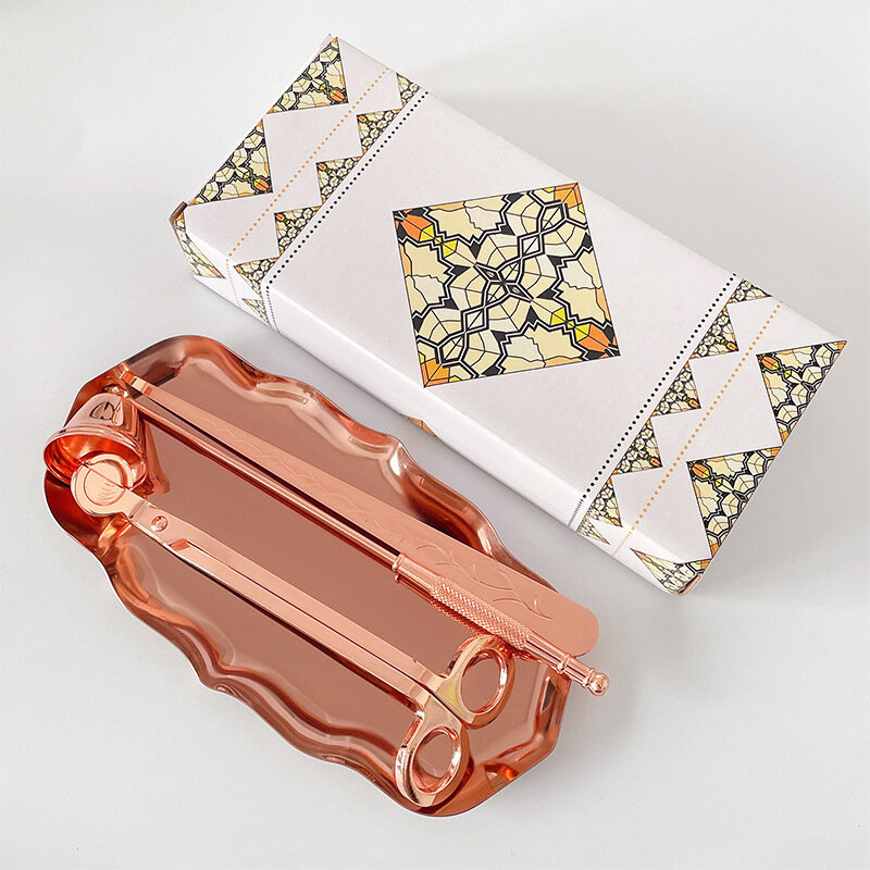 Набор инструментов для ароматерапии: ножницы для свечей, крючок для фитиля, гаситель для свечей, колокольчик для свечей, аксессуары для свечей, цветная коробка