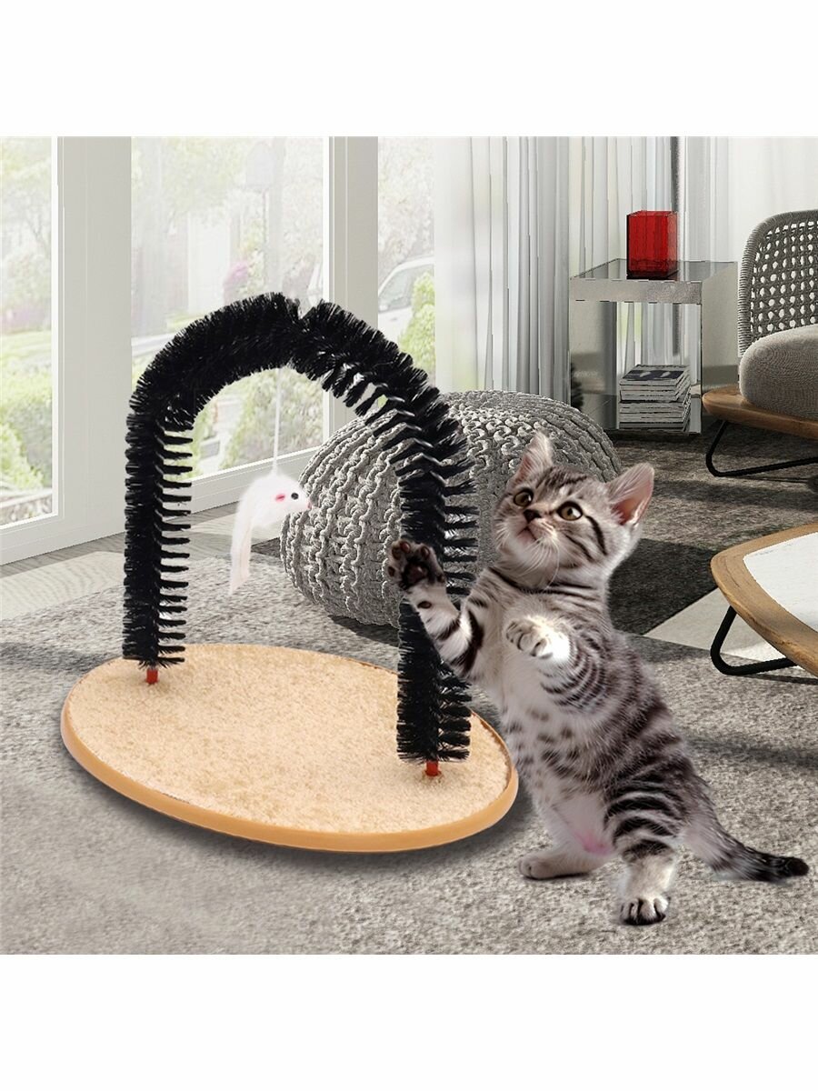 Когтеточка - чесалка Purrfect Arch для любых кошек, Материал ПВХ, размер изделия: 35 * 28,5 * 36cm, вес изделия: 512 г.