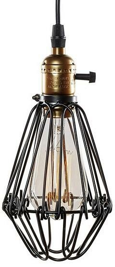 Подвесной светильник Loft it Holder LOFT2009 1 цвет плафона подвески Черный, цвет арматуры Бронза, Черный