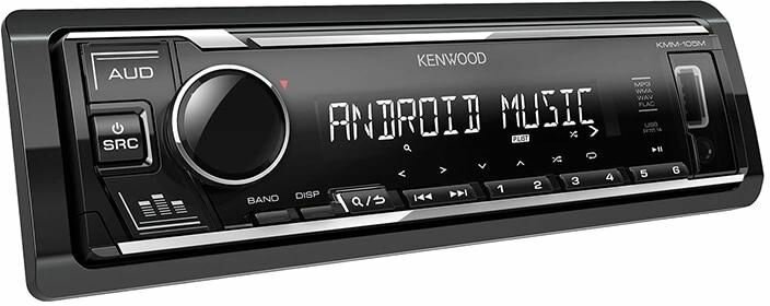 Автомагнитола KENWOOD 1DIN, 4х50 Вт, USB 2,0, AUх 3 RDS (KMM-105M)