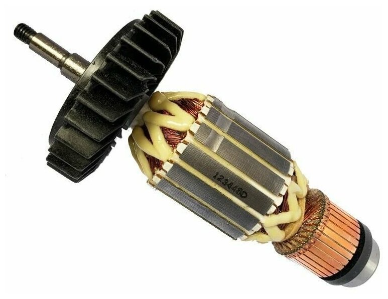 Ротор (Якорь) для болгарки (УШМ) MAKITA GA9060R, GA7060, GA7061R, GA7062, GA7063R, GA9061R, GA9062, GA9063R 513448-2