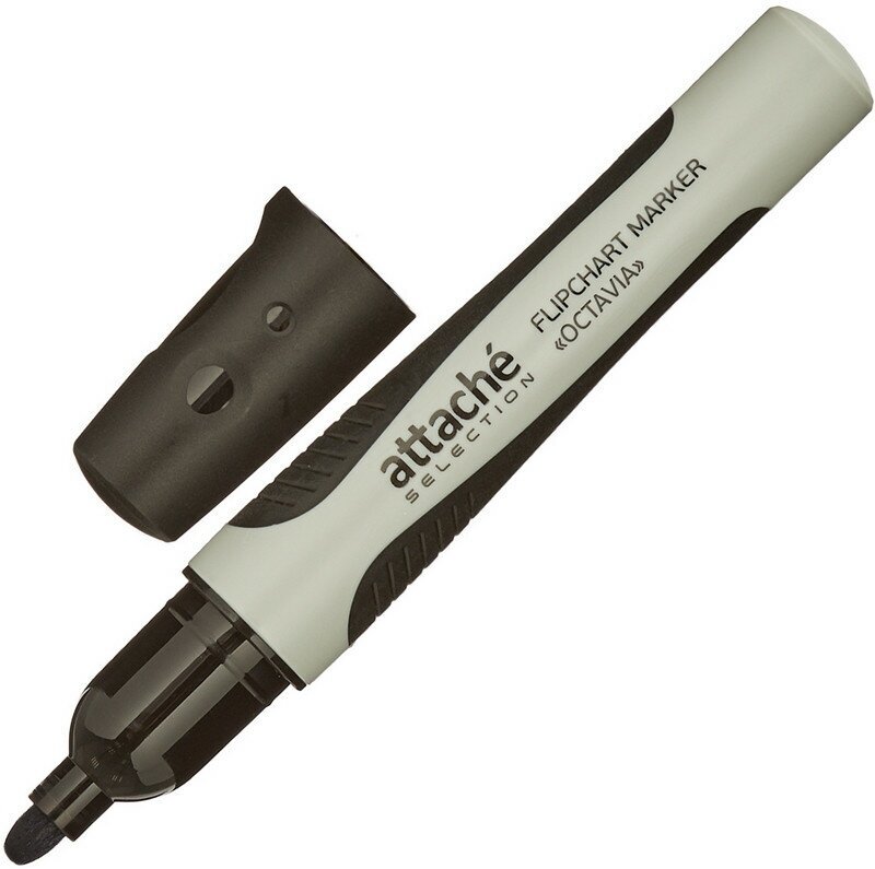 Маркер для бумаги для флипчартов Attache Selection Octavia черный (толщина линии 2-3 мм) 426900