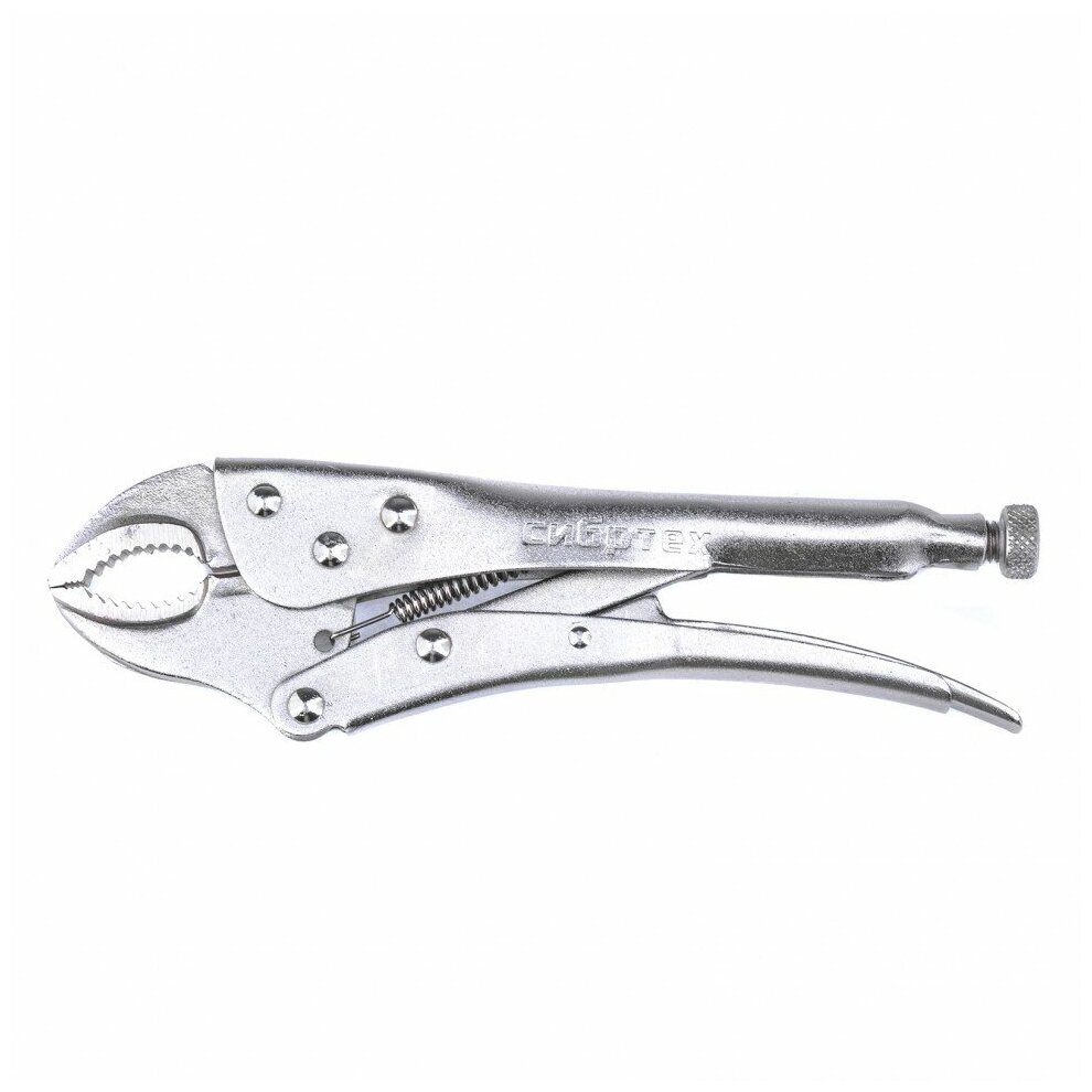 Зажим ручной, полукруглый захват, 220 мм, Сибртех, 18422