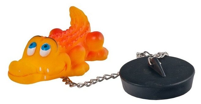 Пробка для ванной декоративная "Крокодил" 970056 (Артикул: 4100003677)