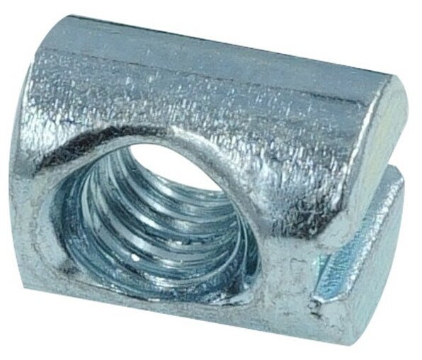 Гайка мебельная-штифт М6x10x12,5, набор 24 шт для мебельного крепежа и соединений