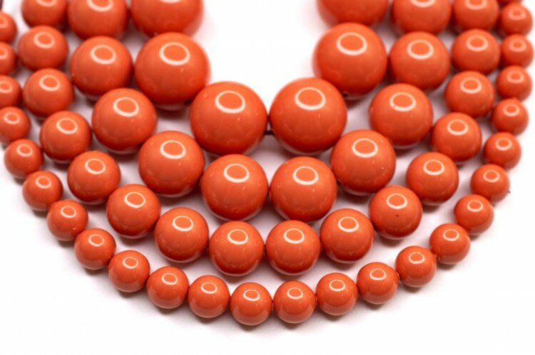 Жемчуг Swarovski 5810 #816 10мм Crystal Coral Pearl, 5810-10-816, 2шт