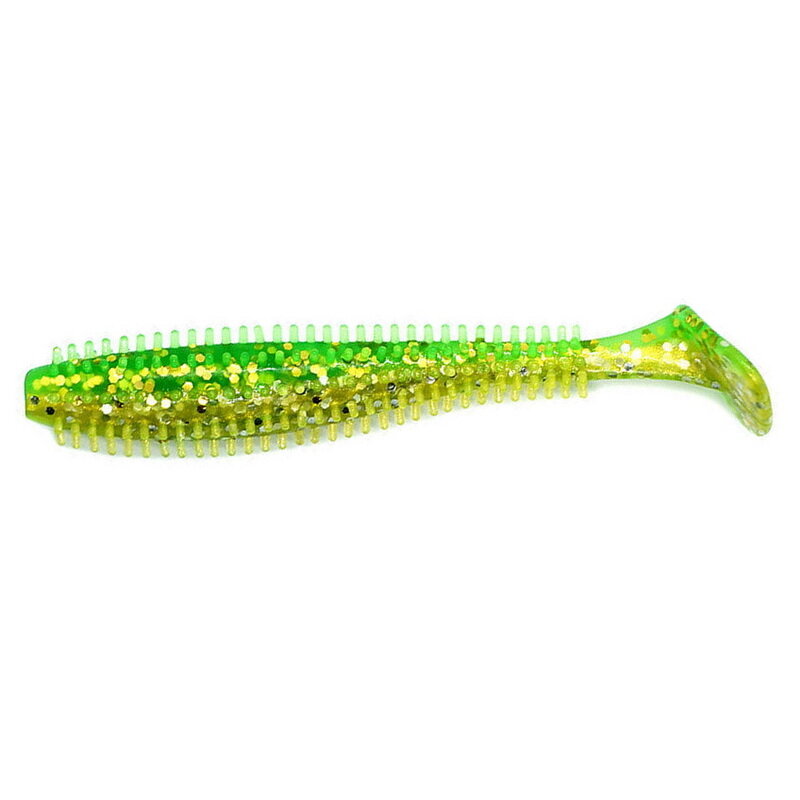 Виброхвост Kosadaka SPIKEY SHAD 90, 9шт, цвет GS