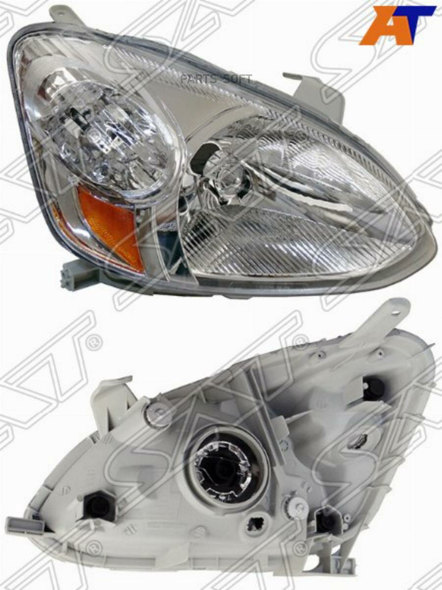Фара Toyota Echo 02-05 / Platz 02-05 (Справа/ Ручная регулировка) SAT ST-212-11C8R | цена за 1 шт