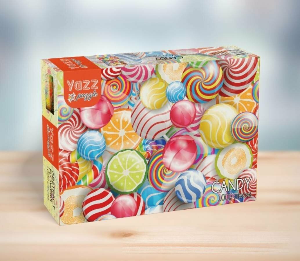 Пазл для взрослых Yazz 1000 деталей, элементов: Конфеты / Турция