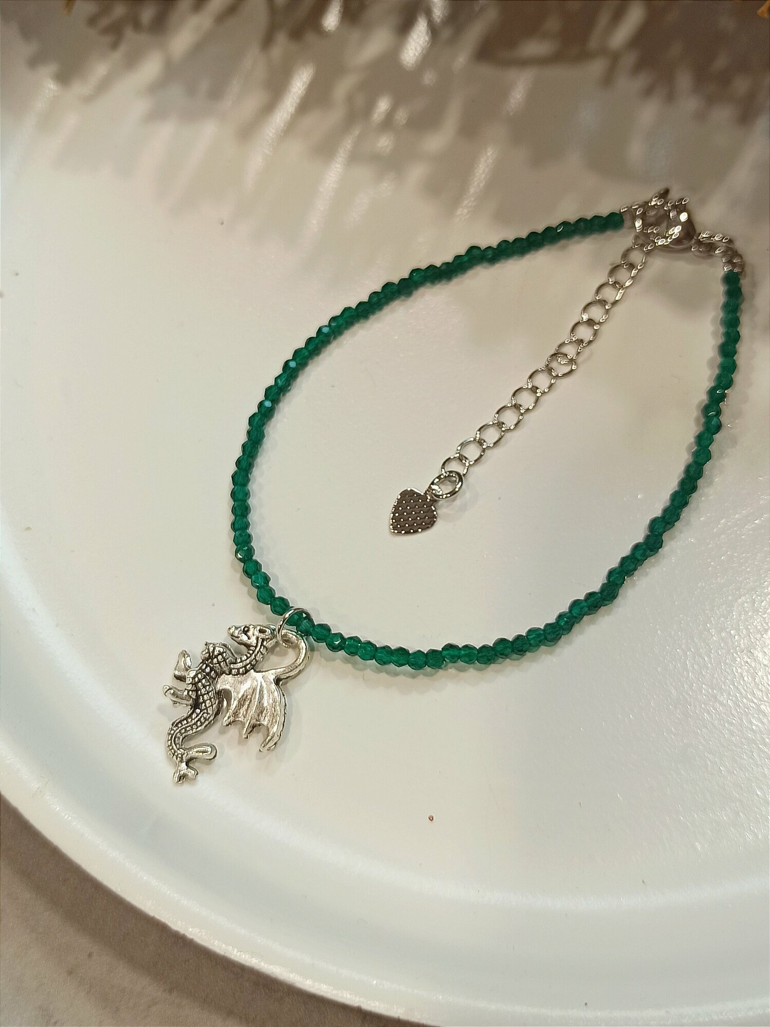 Браслет, шпинель синтетическая