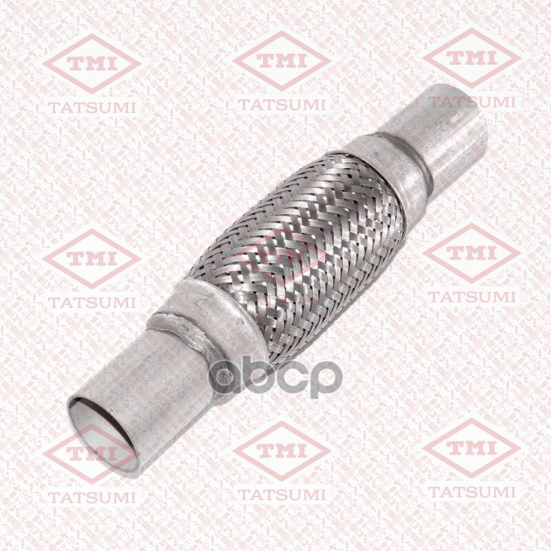 Труба гофрированная с внутренним плетением (с патрубками) 38.6X152-254 innerbraid with pipes TATSUMI арт. TKA2009