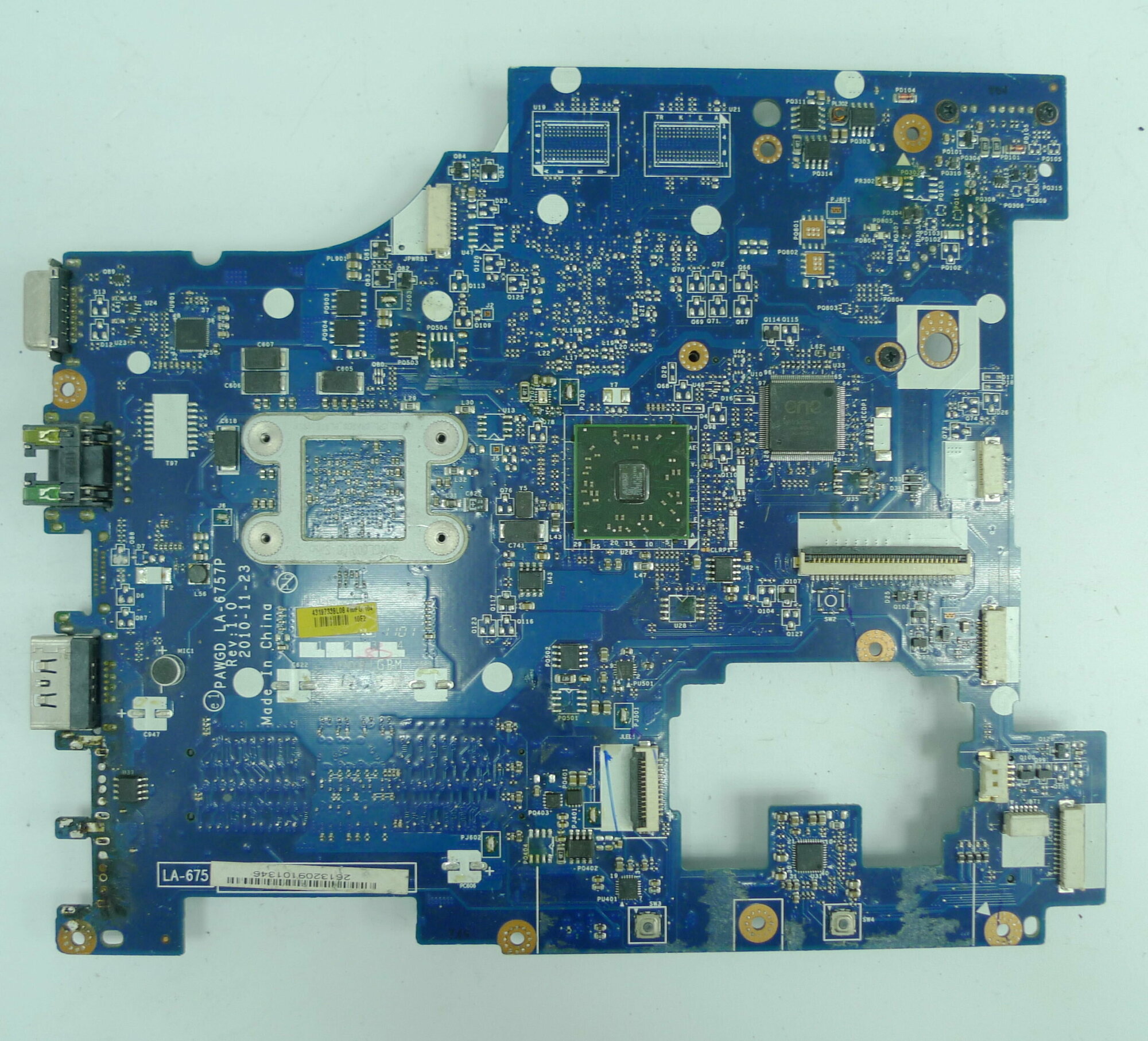 Материнская плата PAWGD LA-6757P REV: 1.0 (донор)