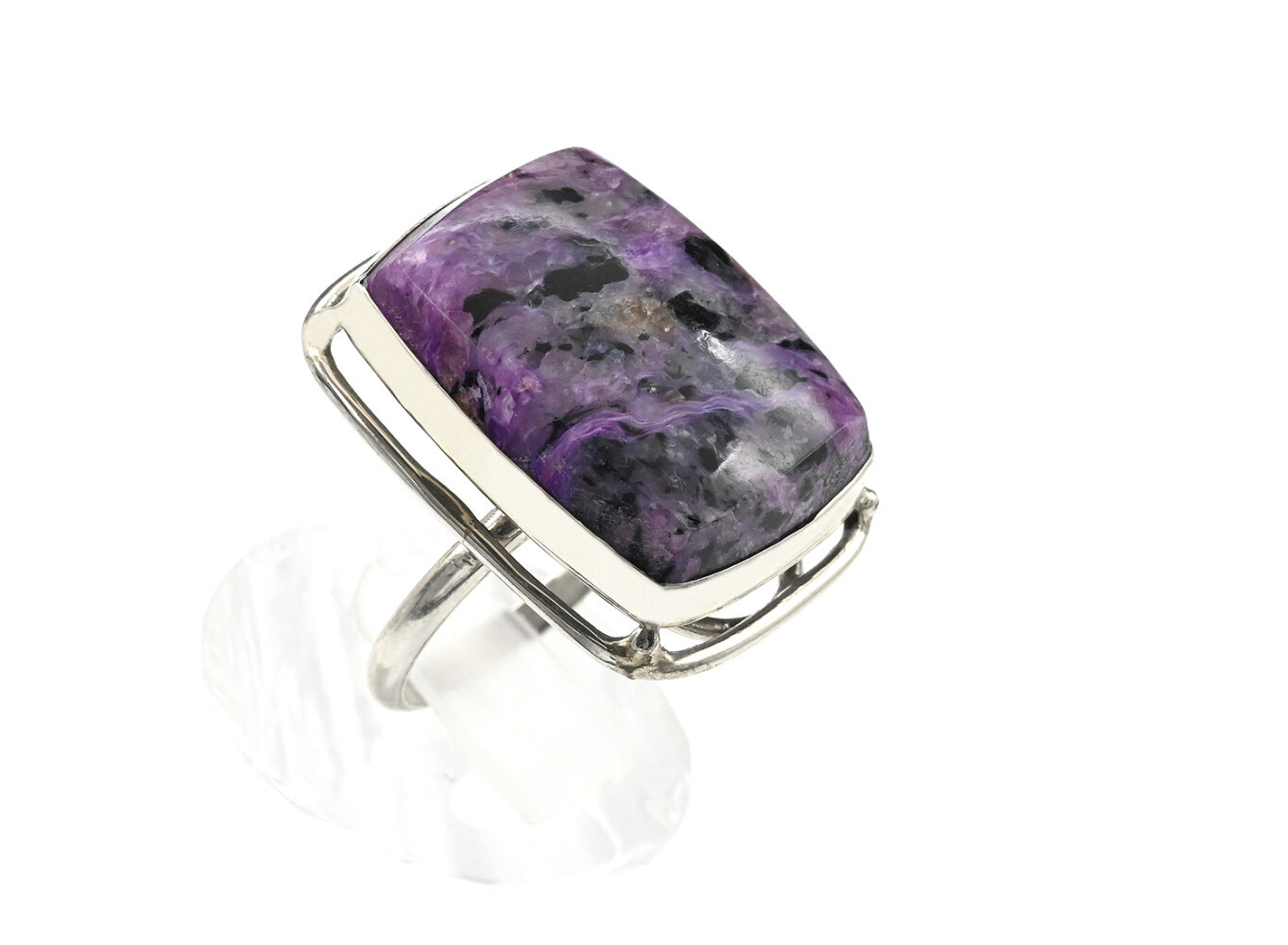 Кольцо, чароит