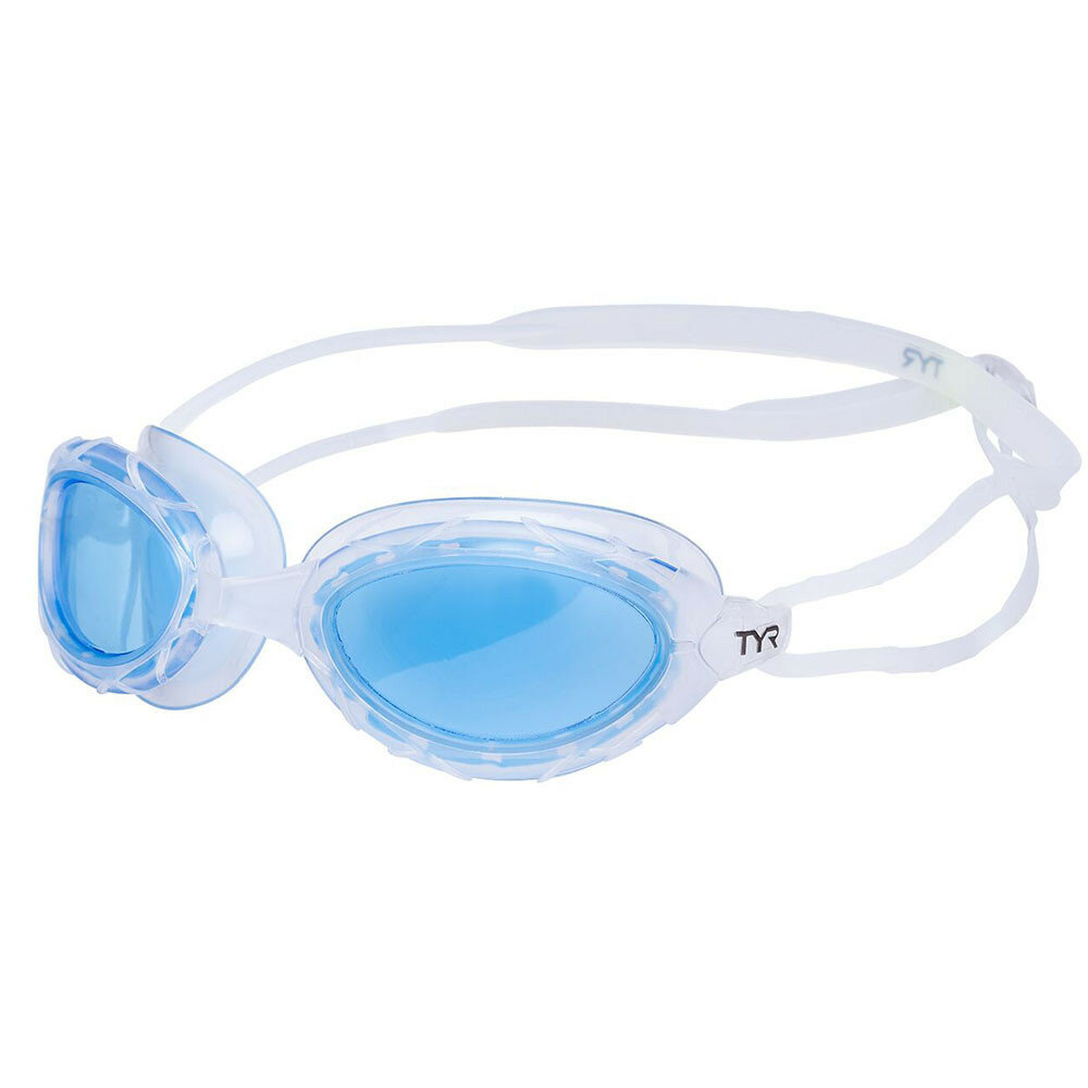 Очки для плавания Tyr Nest Pro Lgnst-420, голубые линзы (senior)