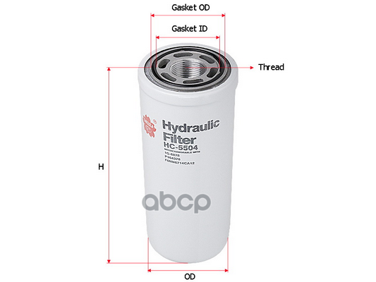 Фильтр масляный КПП CATERPILLAR SAKURA Sakura арт. HC5504