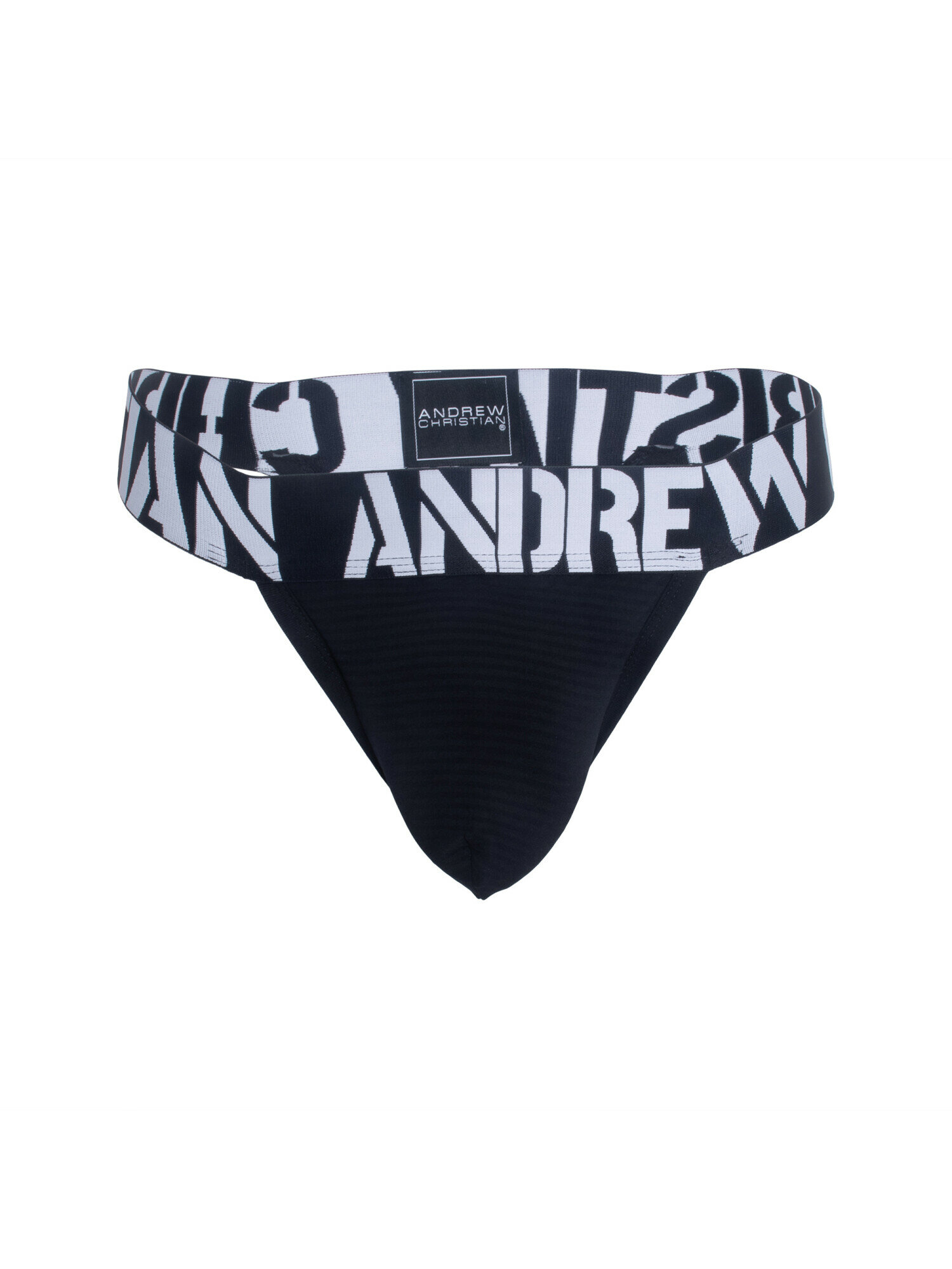 Трусы-стринги "City Y-Back Thong - Black" / Andrew Christian / Черный / Размер M