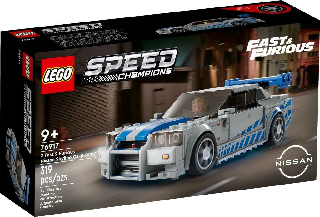 Конструктор LEGO Speed Champions 76917: Nissan Skyline GT-R (R34)