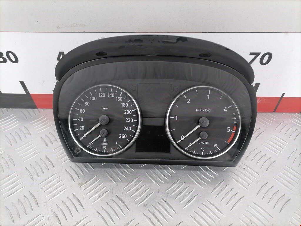 Панель приборная (щиток приборов) BMW 3-Series (E90/E91/E92/E93) 62109316127 арт. 1544821