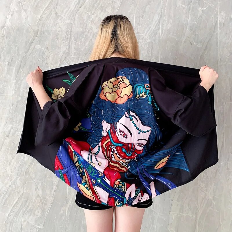 Черное кимоно EASTQUEEN хлопок, Color: 25
