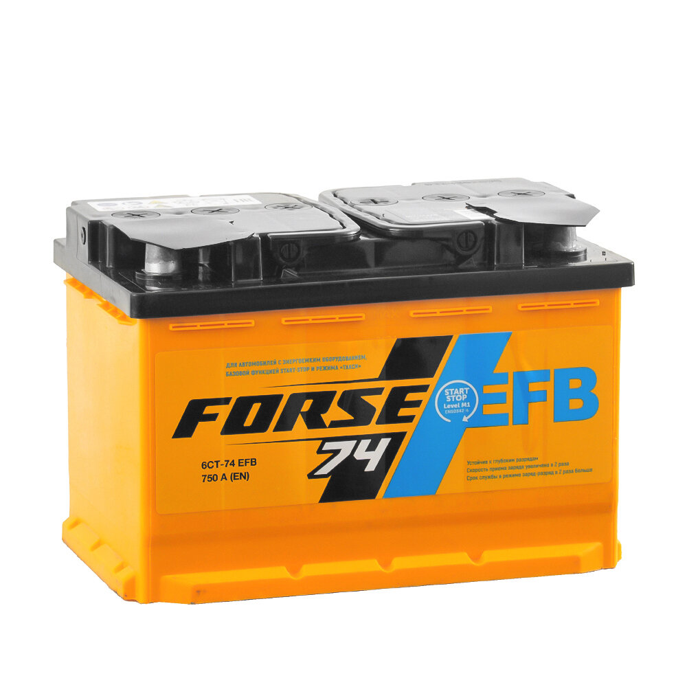 Аккумулятор FORSE EFB 74 Ач 750А П/П 574111051