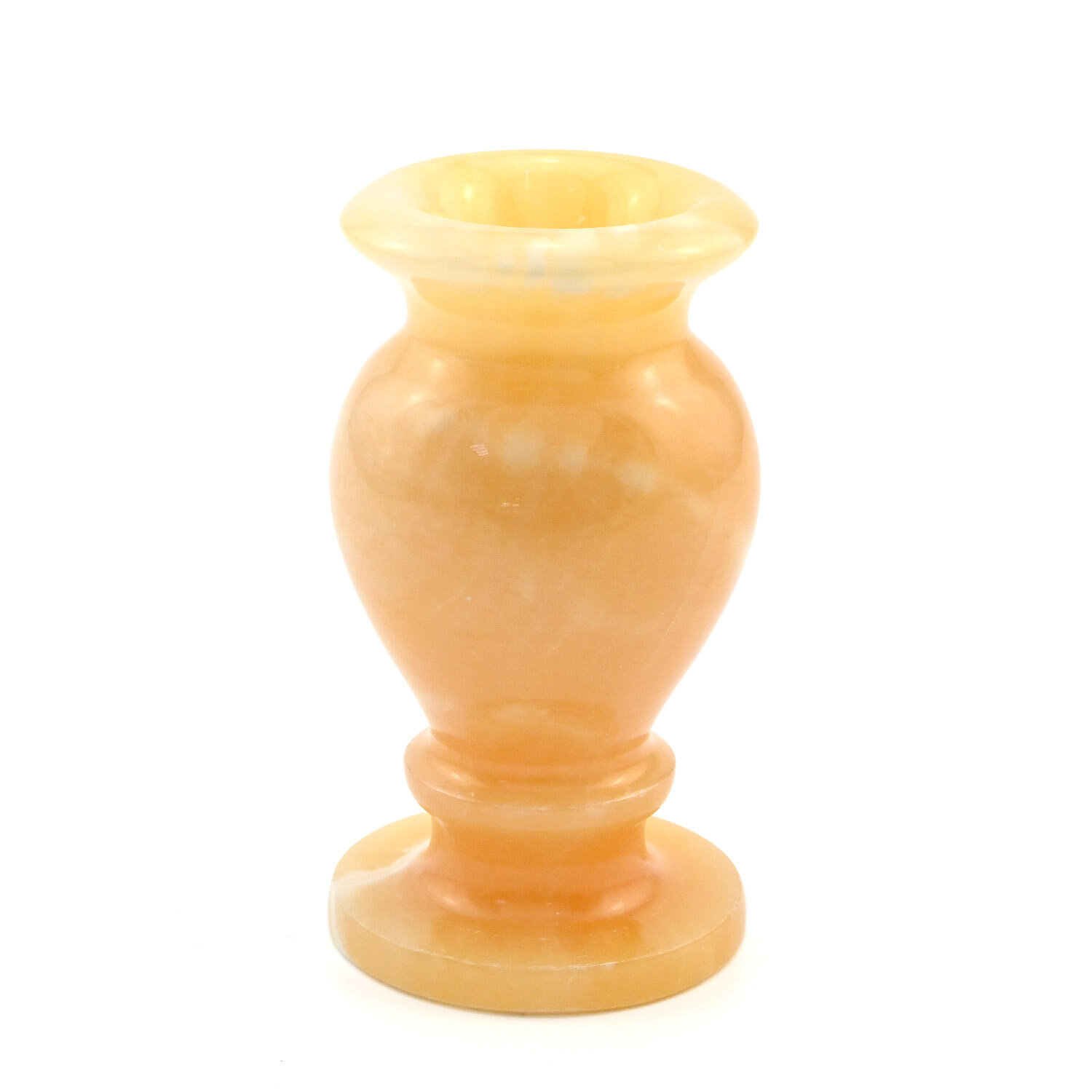 Ваза из оникса желтого 50*50*97мм .