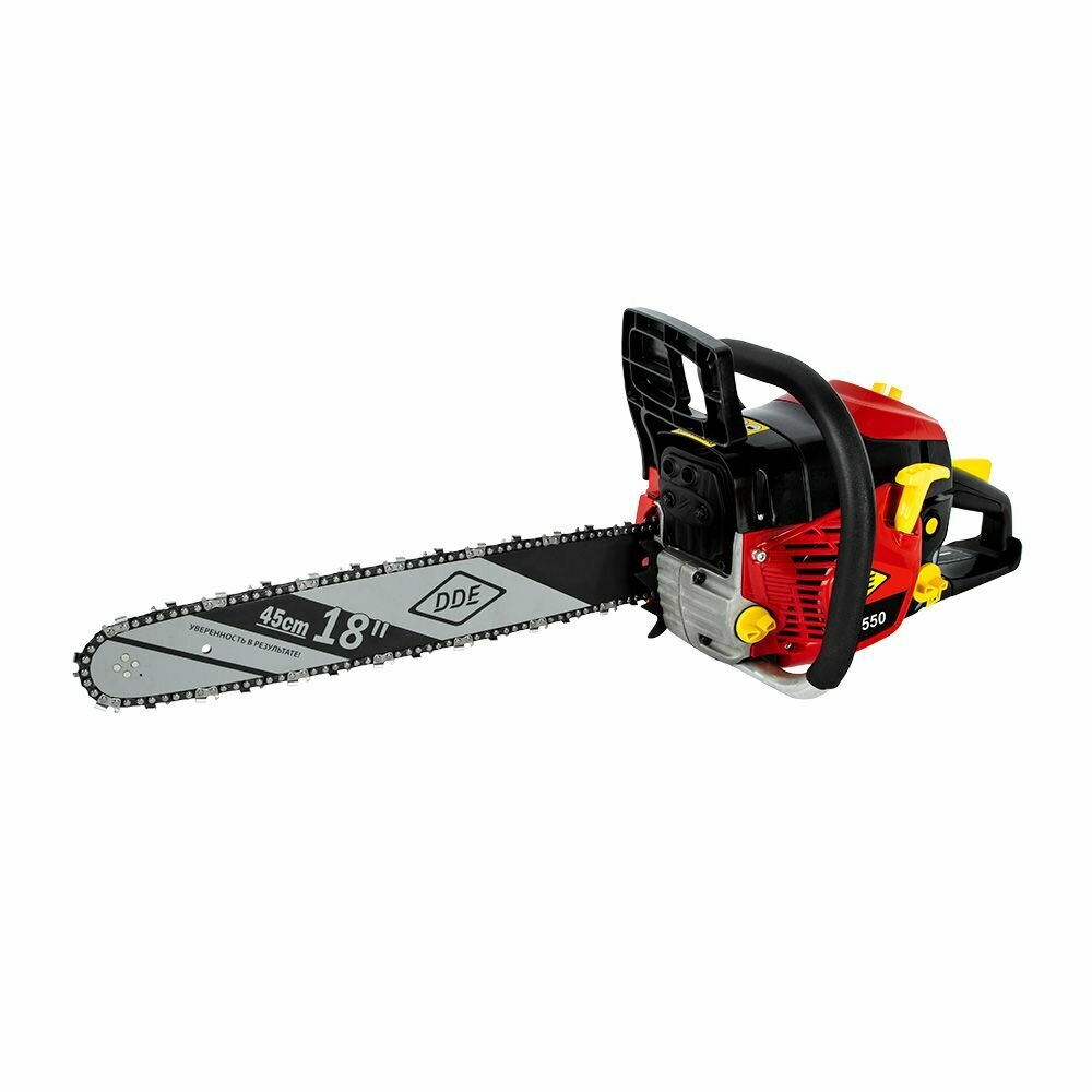 Пила цепная бензиновая CS550-18 (55 см3 2,6 кВт/3,5 л. с. 4