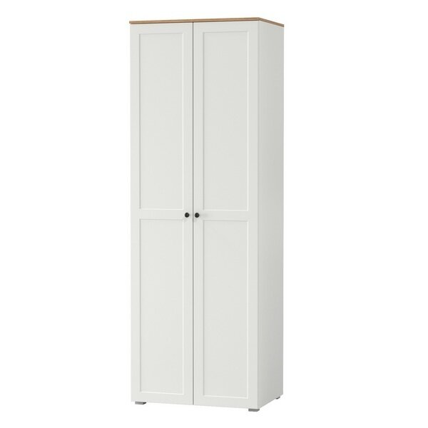 Остин 13.224 Шкаф, цвет белый шагрень/дуб крафт золотой