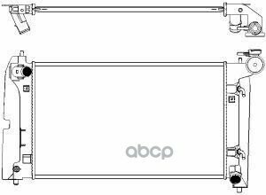 Радиатор TOYOTA COROLLA FIELDER/RUNX/ALLEX/VERSO 01-08, PONTIAC VIBE 03-08 34611023 Sakura арт. 34611023