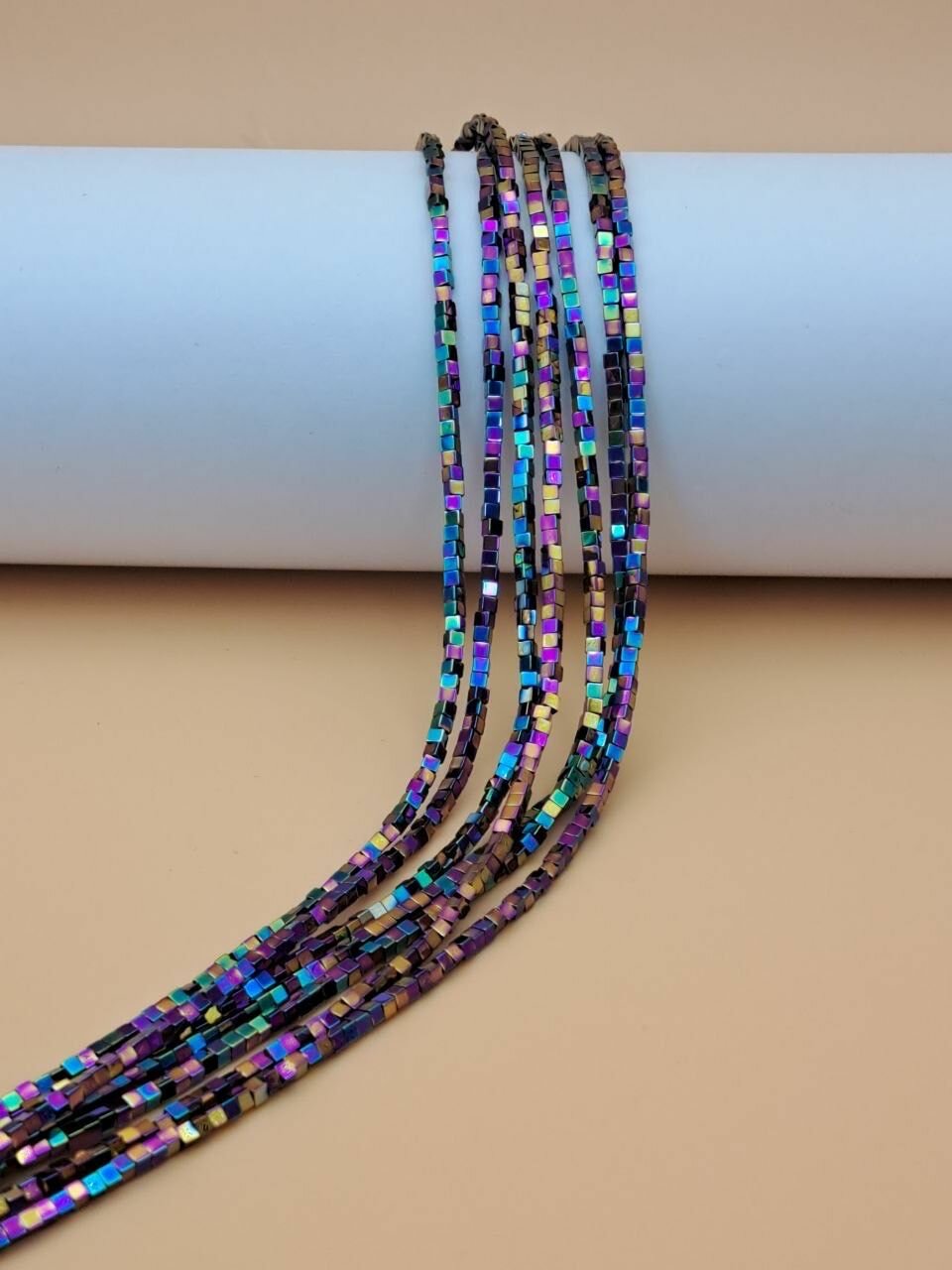 Бусины гематит, натуральный камень, для рукоделия, для творчества, для браслетов, для украшений