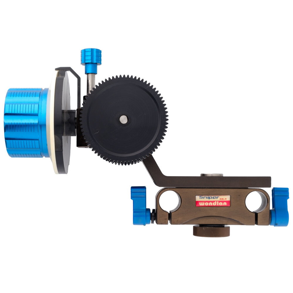 Система управления фокусировкой Wondlan FF04 Doule-geared Quickfit Follow Focus