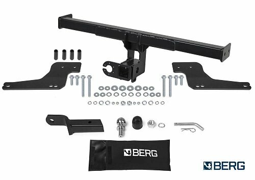 Съемный фаркоп (ТСУ) на Ниссан Террано, Рено Дастер, Рено Каптур, Берг, тип шара Е