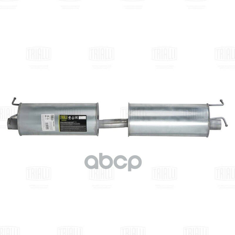 Глушитель (резонатор) (алюм. сталь) Trialli арт. EAM0350