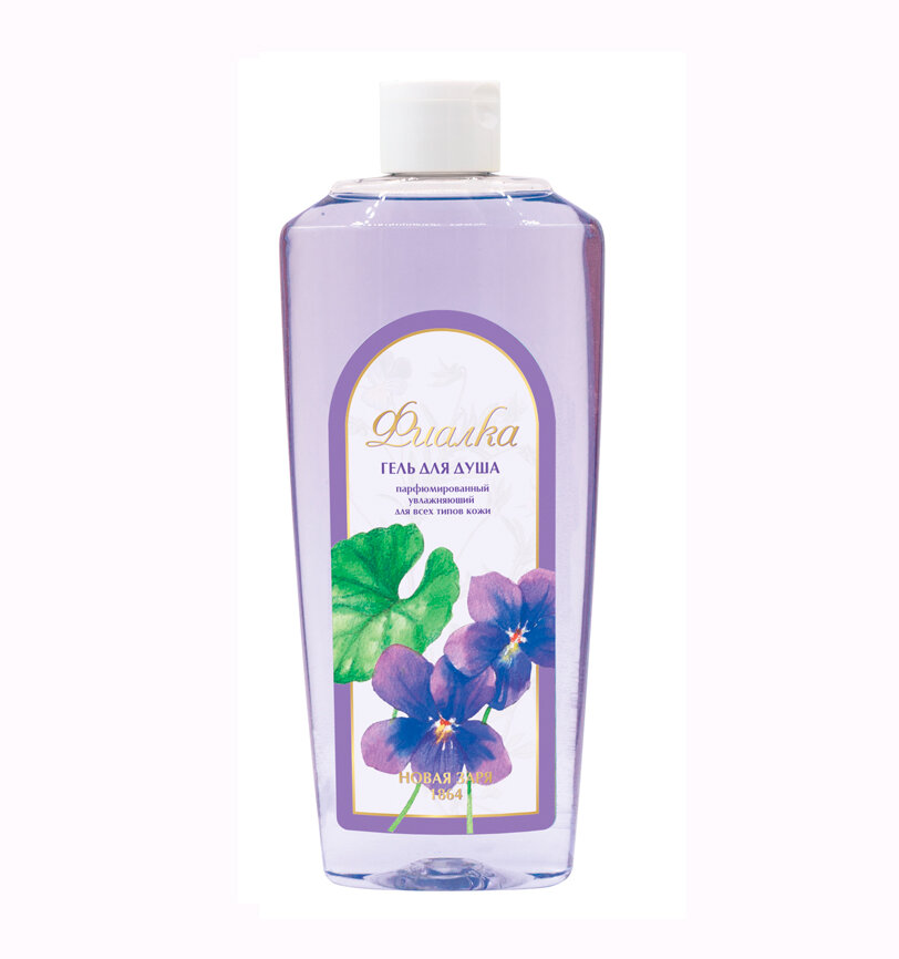 Новая заря Гель для душа Фиалка увлажняющий 420 мл