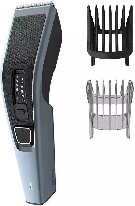 Машинка для стрижки Philips HC3530/15, для стрижки волос, голубая