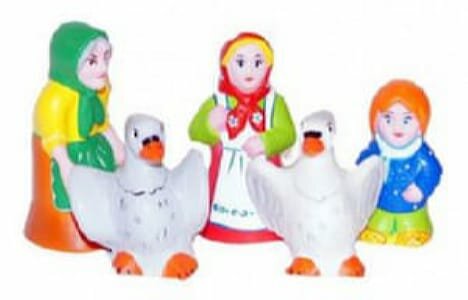 Игровой Набор Кудесники Гуси-лебеди (5шт, пластизоль, в пакете, от 3 лет) СИ-334, (ЗАО ПКФ "Игрушки")