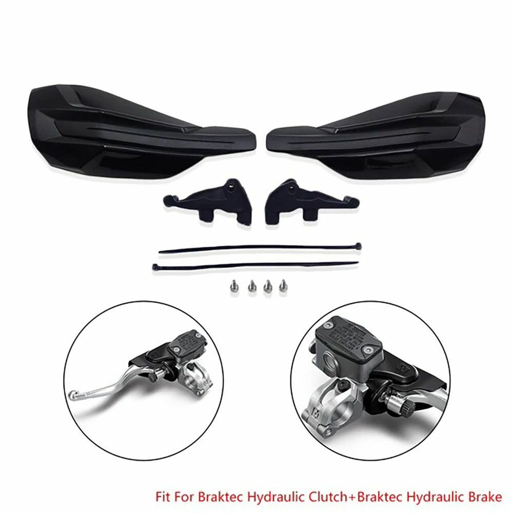 Защита рук K-02 неломайка, крепления под Braktec, черная.