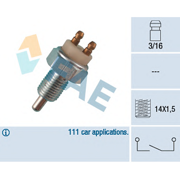 FAE 40290 (1610486 / 1610487 / 1652164) датчик заднего хода