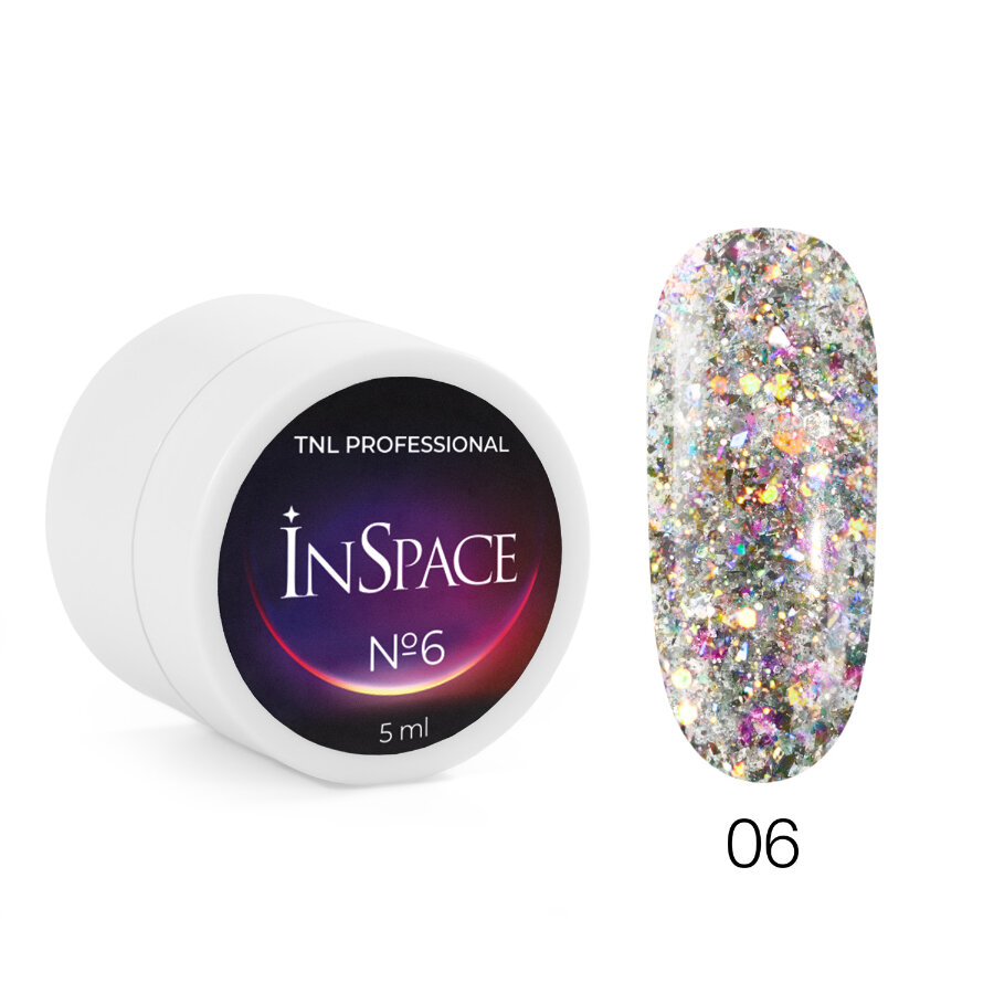 Гель для дизайна TNL Professional InSpace №06, 5 мл