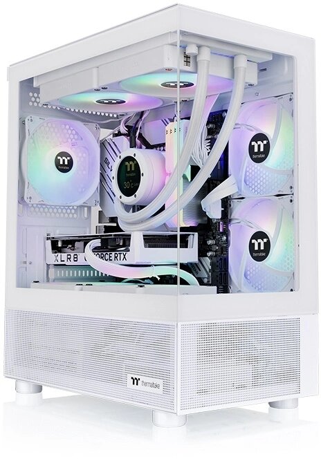 Корпус Thermaltake View 170 TG ARGB белый без БП mATX 5x120m
