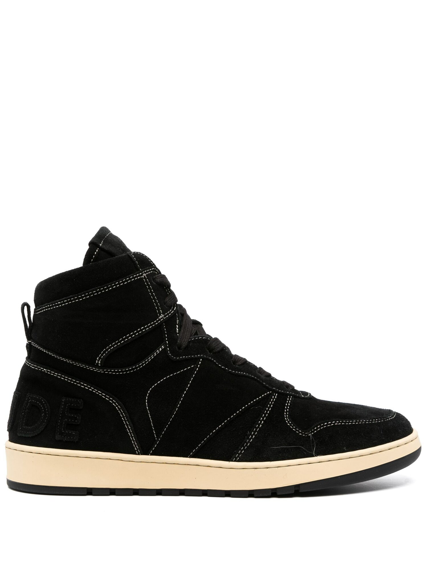 Кроссовки Rhecess high-top suede sneakers