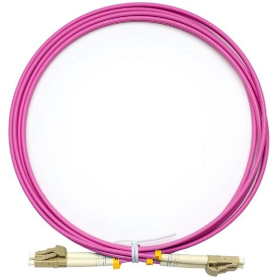 Патч-корд оптический Toplan , дуплексный, LC/PC-LC/PC, MM 50/125 (OM4), 50 м, LSZH