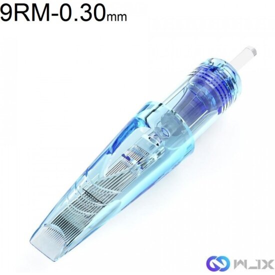 Тату картридж Wjx Round Magnum 9 - 0,30 мм Long Taper (20 шт/уп) 1009RM