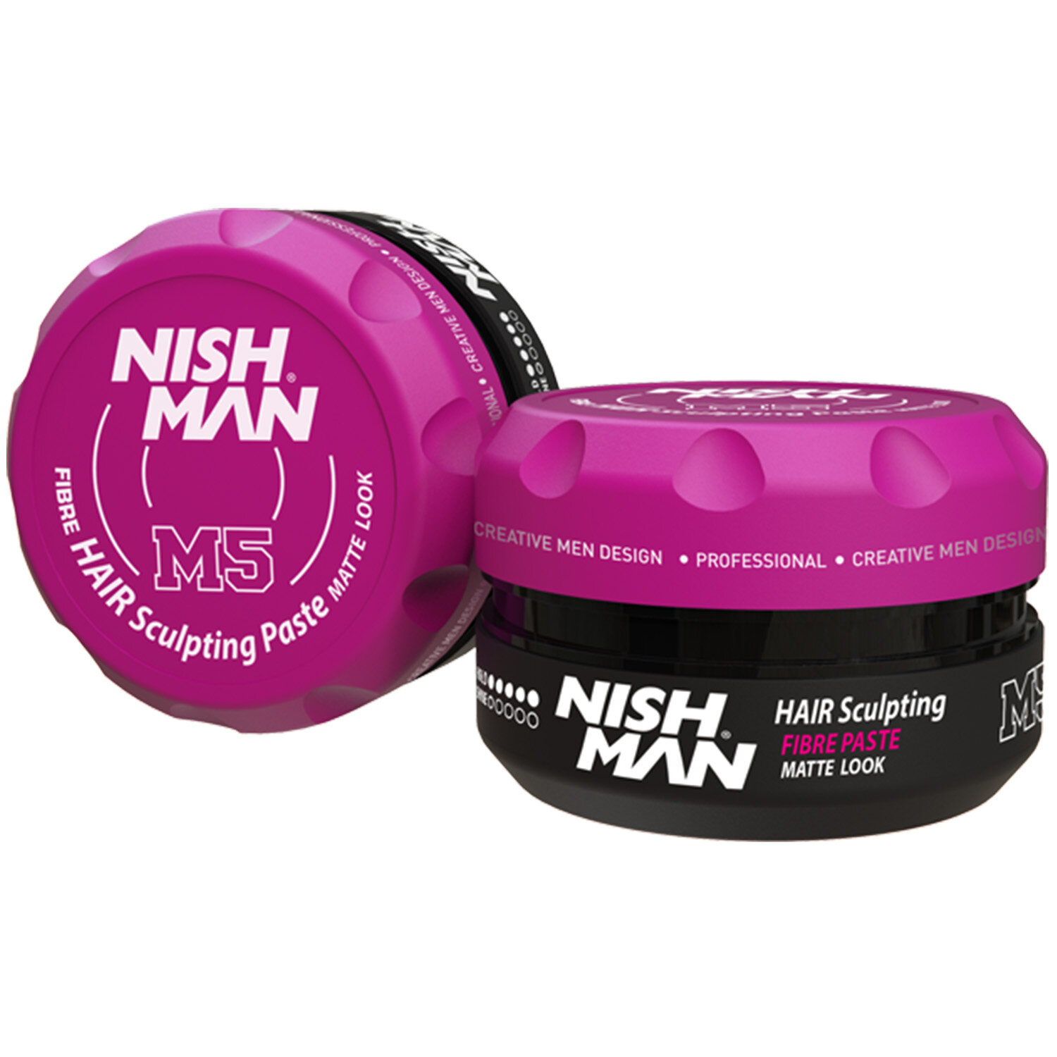 Паста для волос NISHMAN FIBRE HAIR SCULPTING MATTE LOOK WAX M5, 100 мл