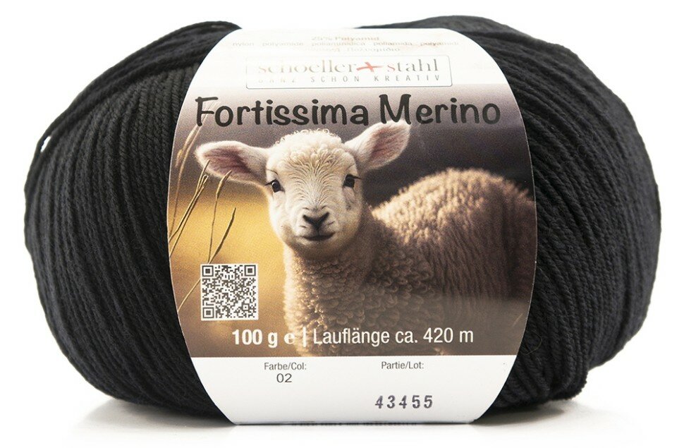 Пряжа Austermann 93042 Fortissima Merino 4-fach 100 г 420 м #0002
